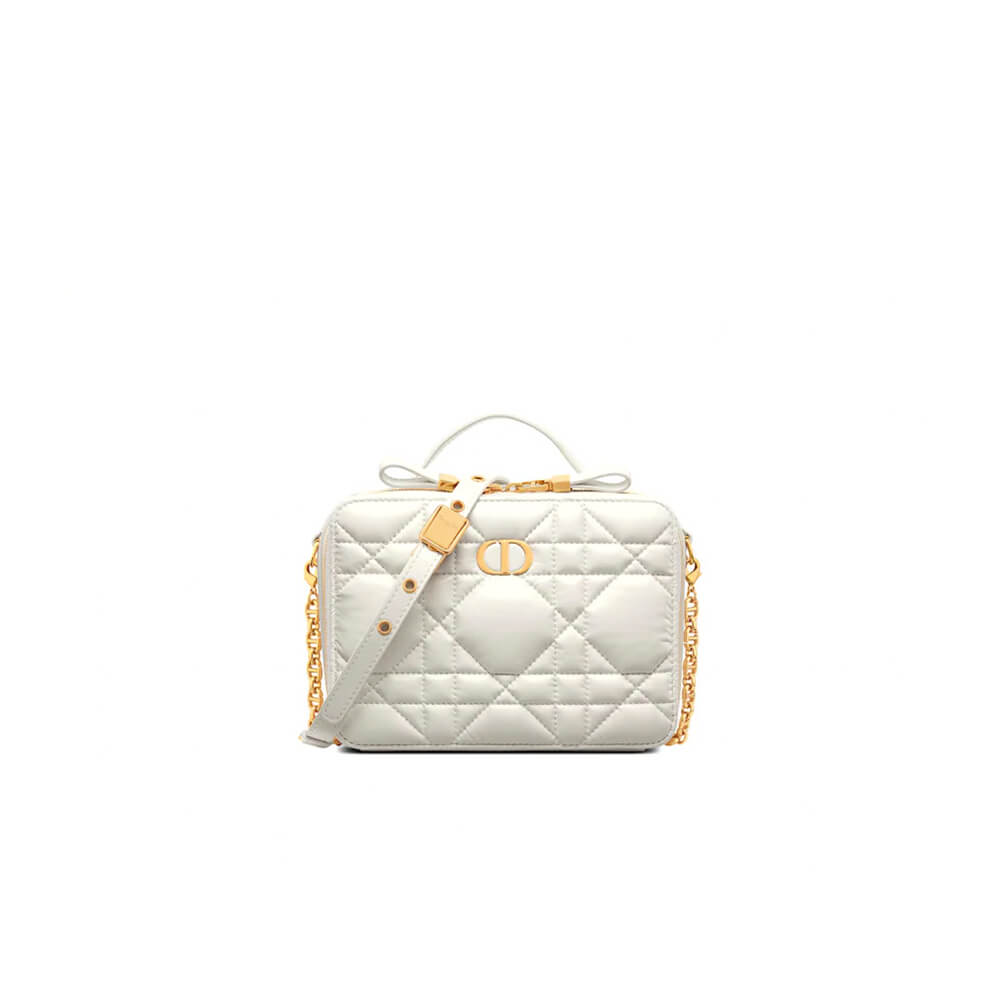 DIOR CARO BOX BAG WITH CHAIN – edisonshop